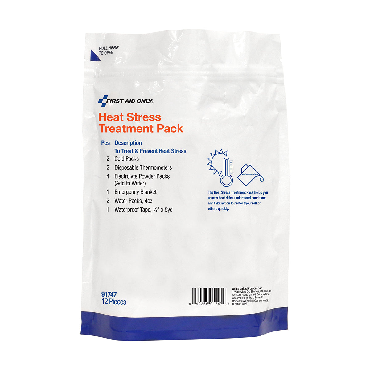 Heat Stress Treatment Pack - First Aid Only – firstaidonly