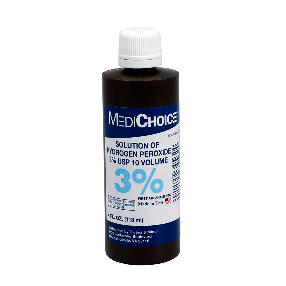 Hydrogen Peroxide 3% 4 oz Bottle - First Aid Only – firstaidonly