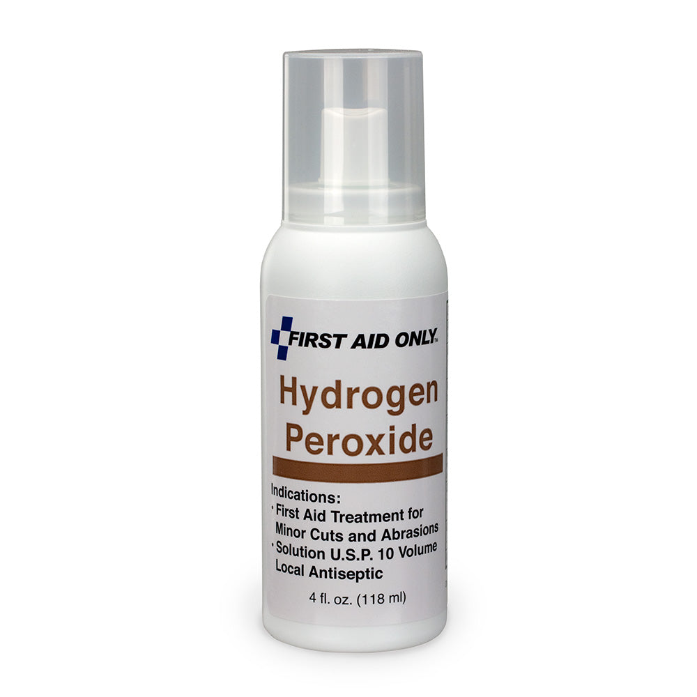 Hydrogen Peroxide Spray 4 oz. Pump - First Aid Only – firstaidonly