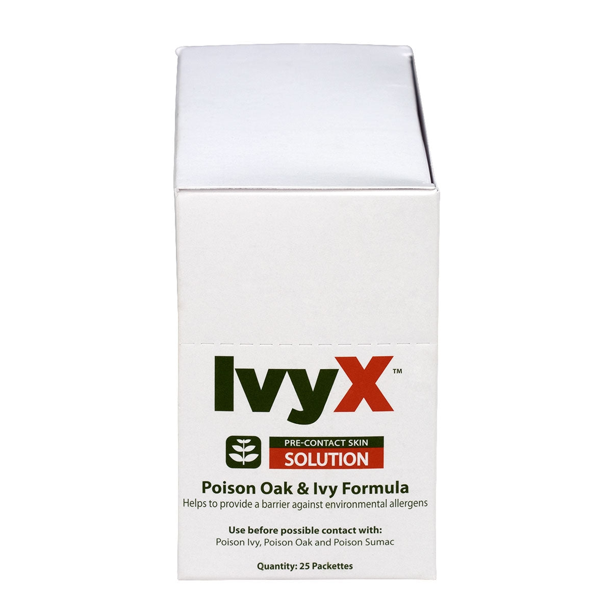 IvyX Pre-Contact Lotion Packets 25 Per Box. Poison Oak – firstaidonly