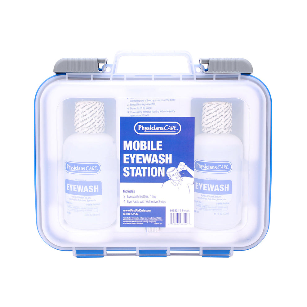 Mobile Eyewash Station 6 Pieces - First Aid Only – firstaidonly