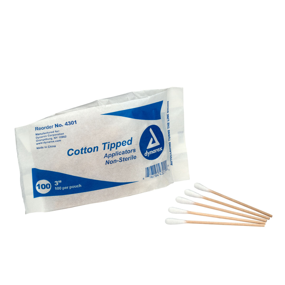 Non-Sterile Cotton Tipped Applicators 3" Wood Shaft – firstaidonly