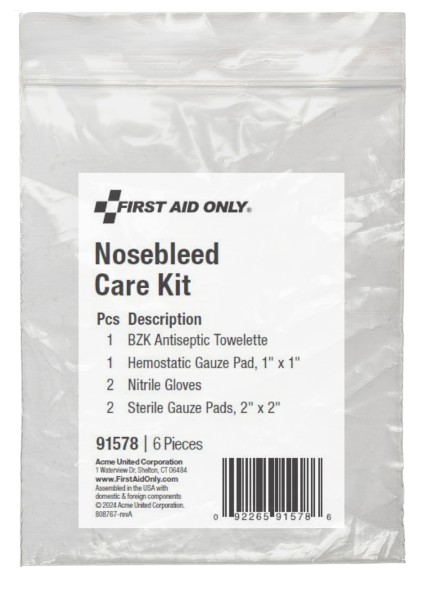 Nosebleed Care Kit - First Aid Only – firstaidonly