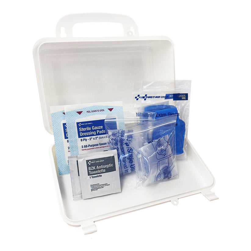 Opioid Overdose Support Kit Plastic Without Naloxone – firstaidonly