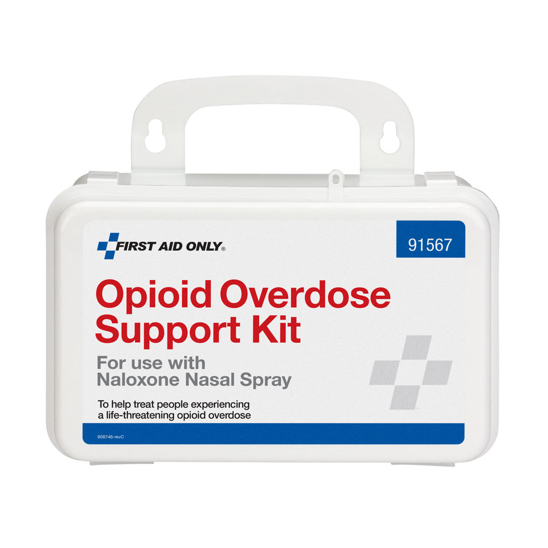 Opioid Overdose Support Kit Plastic Without Naloxone – firstaidonly