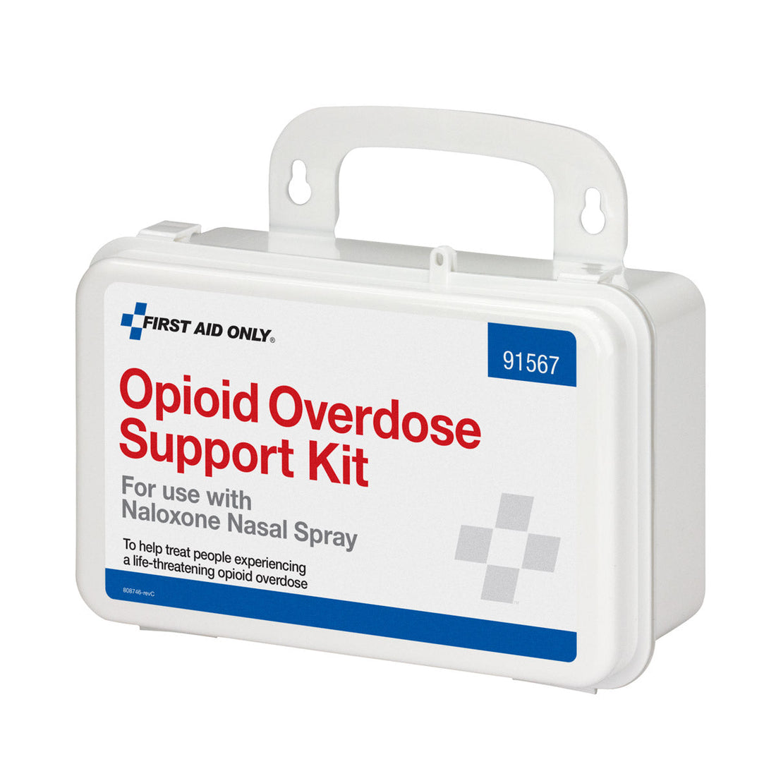 Opioid Overdose Support Kit Plastic Without Naloxone – firstaidonly