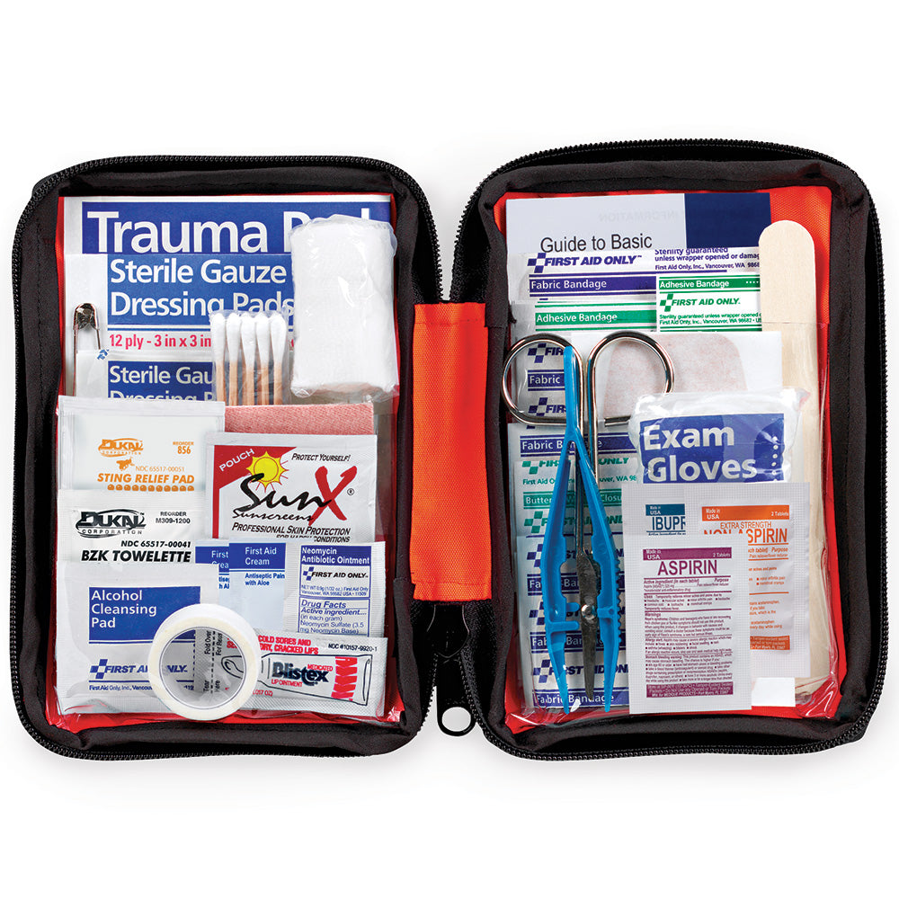 Outdoor First Aid Kit 107 Piece Fabric Case - First – firstaidonly