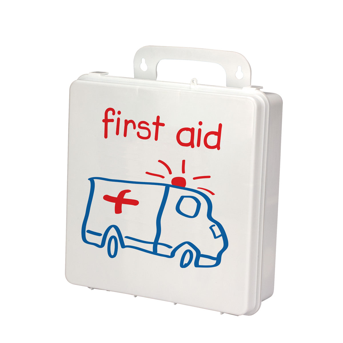 Pediatric 25 Person First Aid Kit Plastic Case - First – firstaidonly