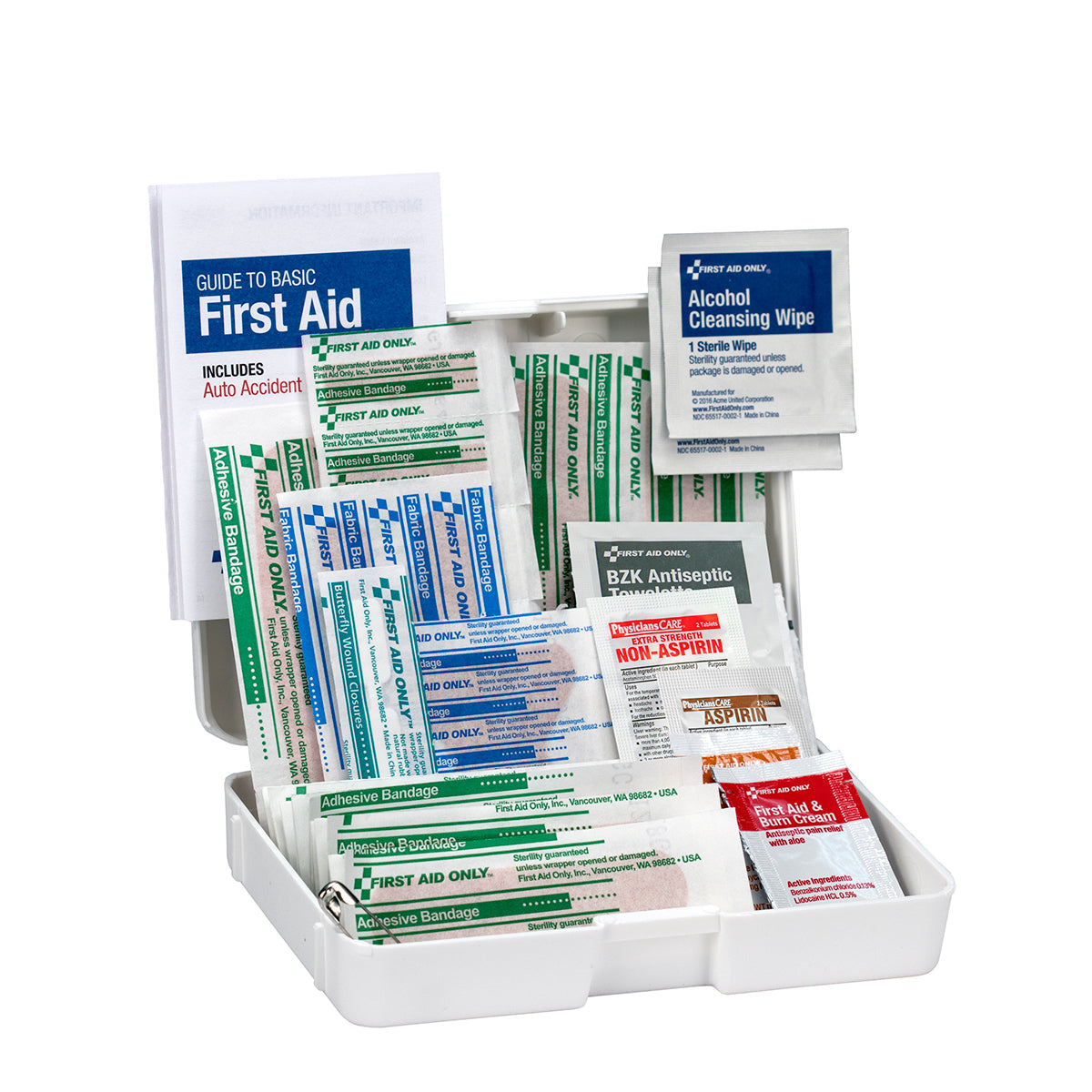 Personal First Aid Kit 47 Piece Plastic Case - First – firstaidonly