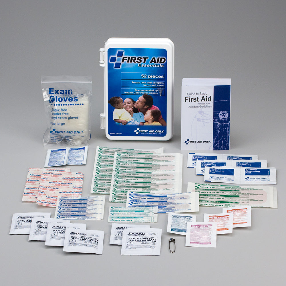 Personal First Aid Kit 51 Piece Plastic Case - First – firstaidonly