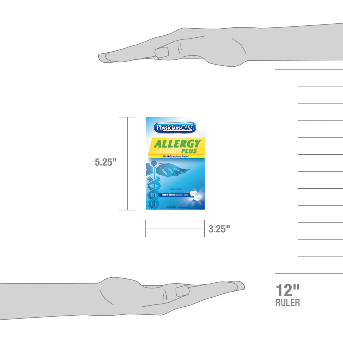 PhysiciansCare Allergy Plus Antihistamine Medication – firstaidonly