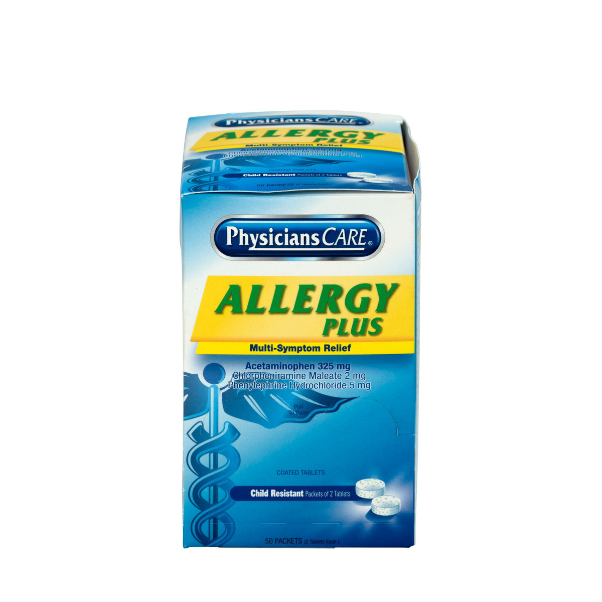 PhysiciansCare Allergy Plus Antihistamine Medication – firstaidonly
