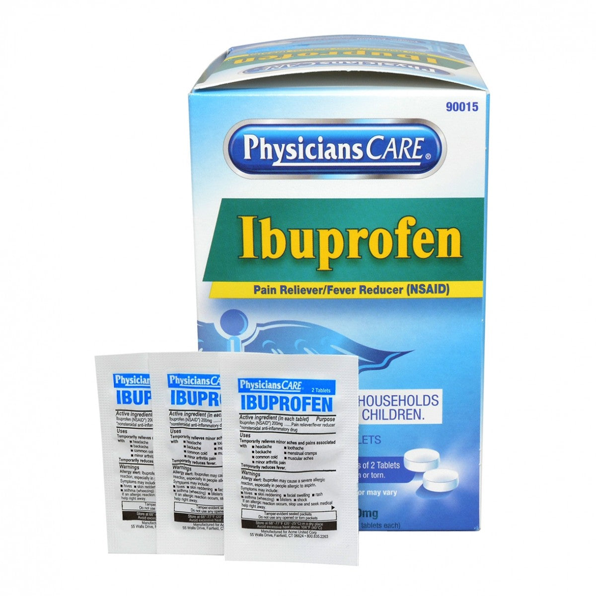 PhysiciansCare Ibuprofen Pain Reliever Medication – firstaidonly