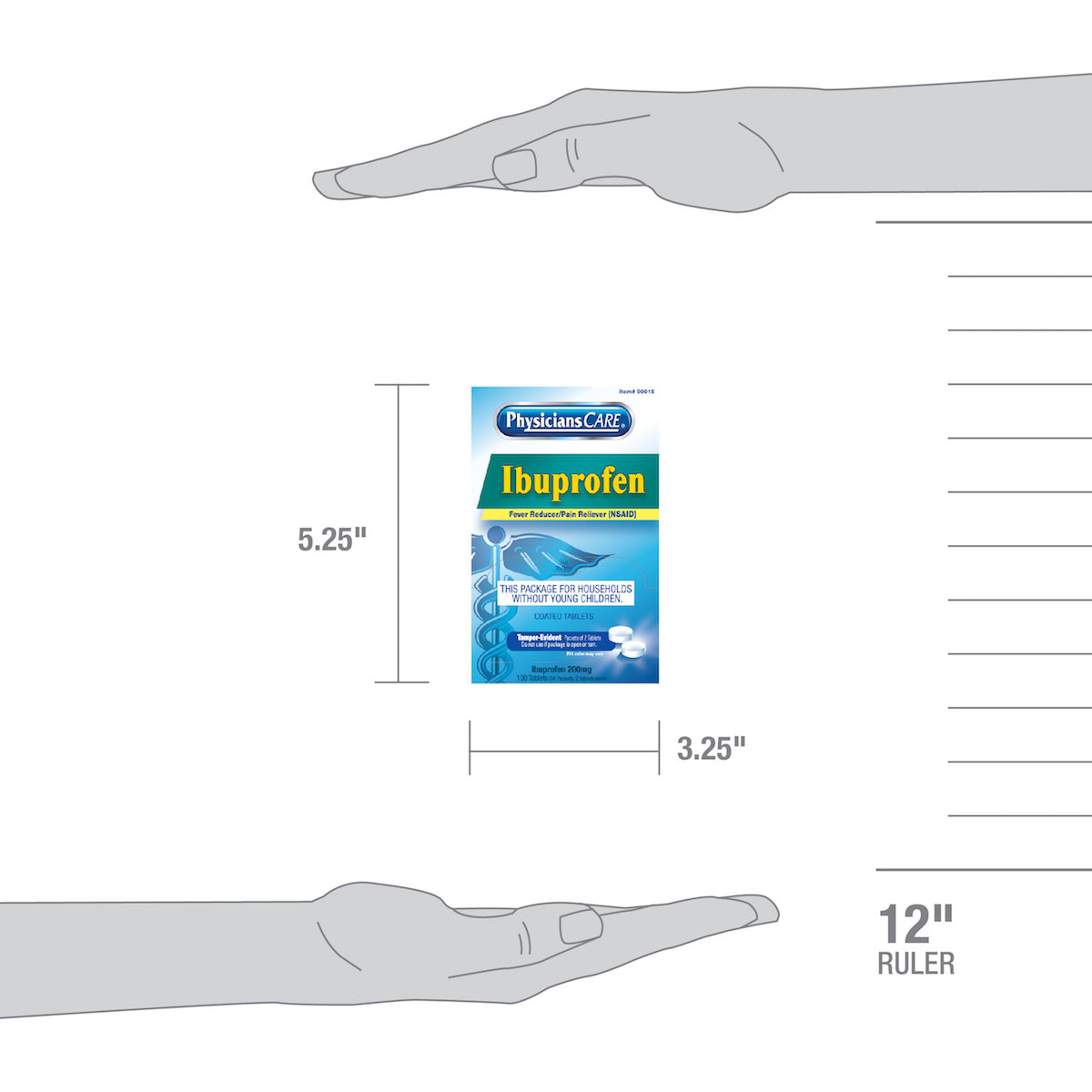 PhysiciansCare Ibuprofen Pain Reliever Medication – firstaidonly