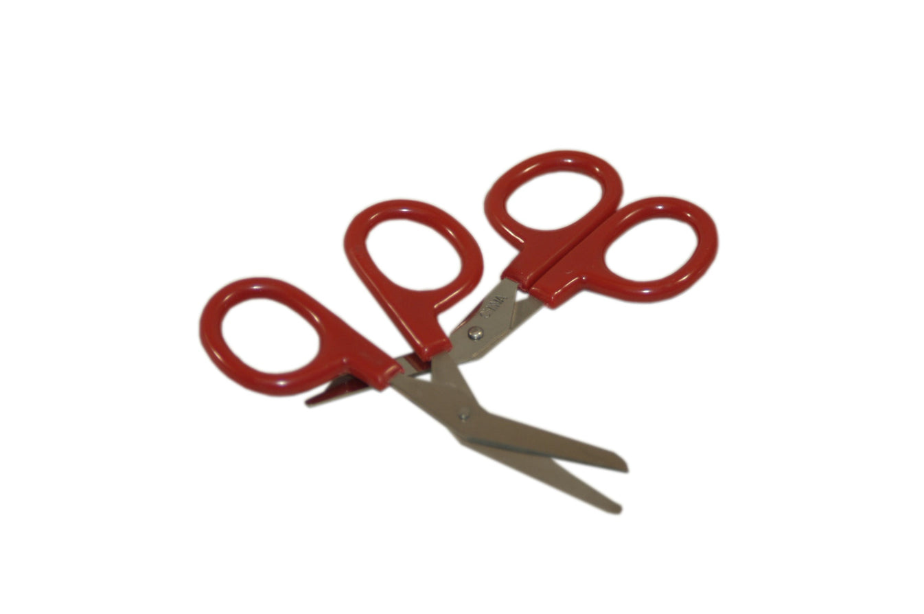 Scissors Red Handle 4" - First Aid Only – firstaidonly