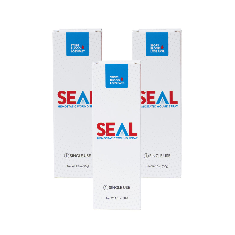SEAL Hemostatic Spray 1.5oz Pack of 3 Bottles - First – firstaidonly
