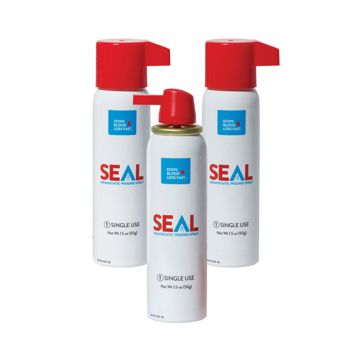 SEAL Hemostatic Spray 1.5oz Pack of 3 Bottles - First – firstaidonly