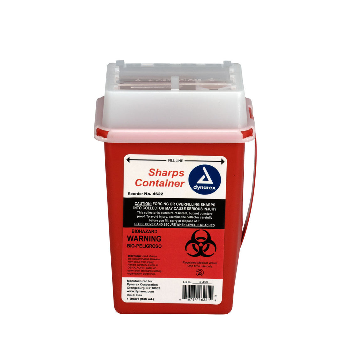 Sharps Container 1 qt. - First Aid Only – firstaidonly