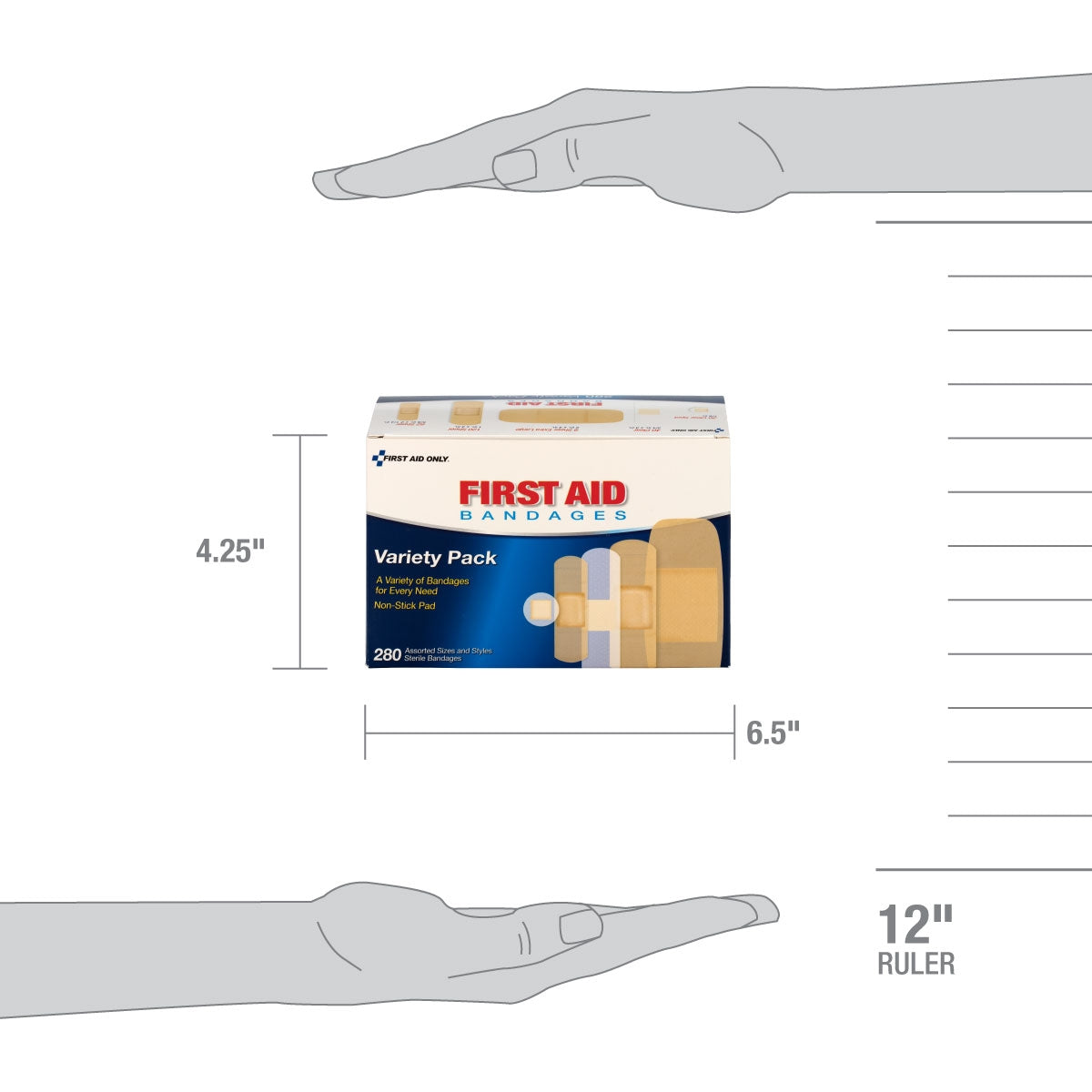 Sheer & Clear Bandage Variety Pack Assorted Sizes 280 – firstaidonly