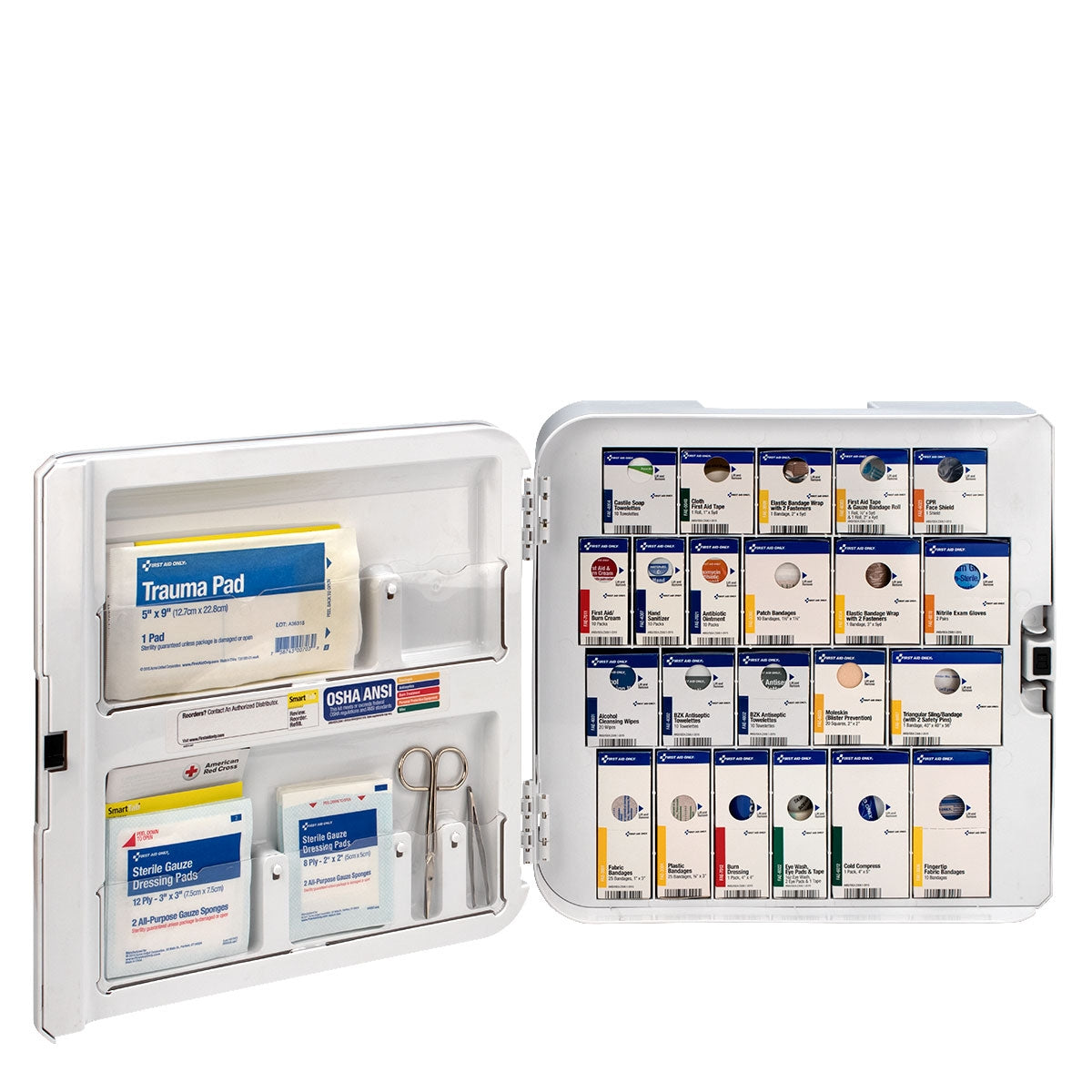 SmartCompliance Complete First Aid Plastic Cabinet – firstaidonly