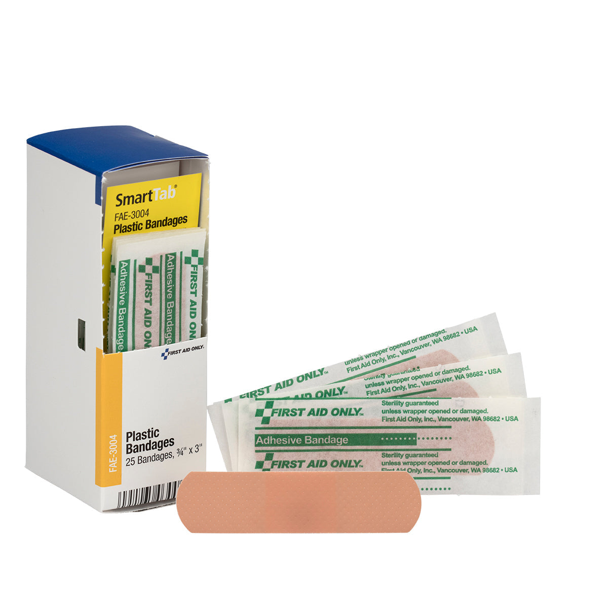 SmartCompliance Refill 3/4"x3" Adhesive Plastic – firstaidonly