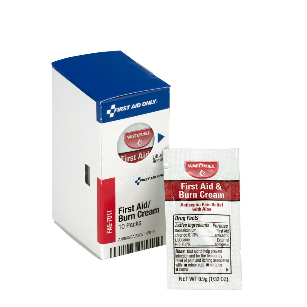 SmartCompliance Refill First Aid Burn Cream 10 per Box – firstaidonly