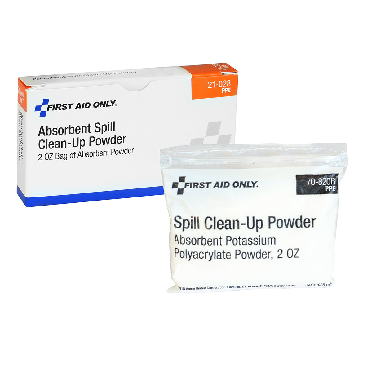 Spill Clean-Up Powder 2 oz. Packet - First Aid Only – firstaidonly