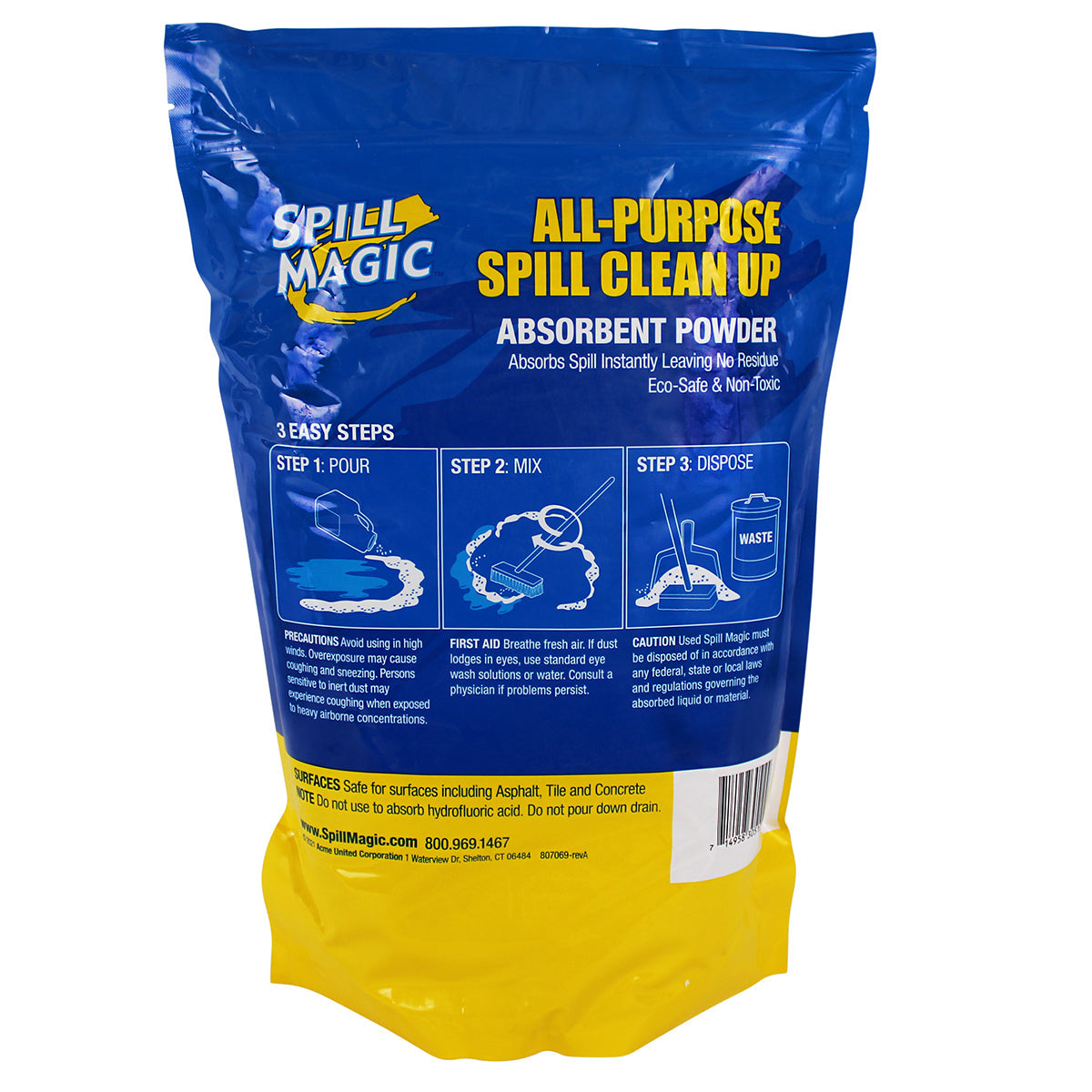 Spill Magic 3 Lb. Bag Resealable - First Aid Only – firstaidonly