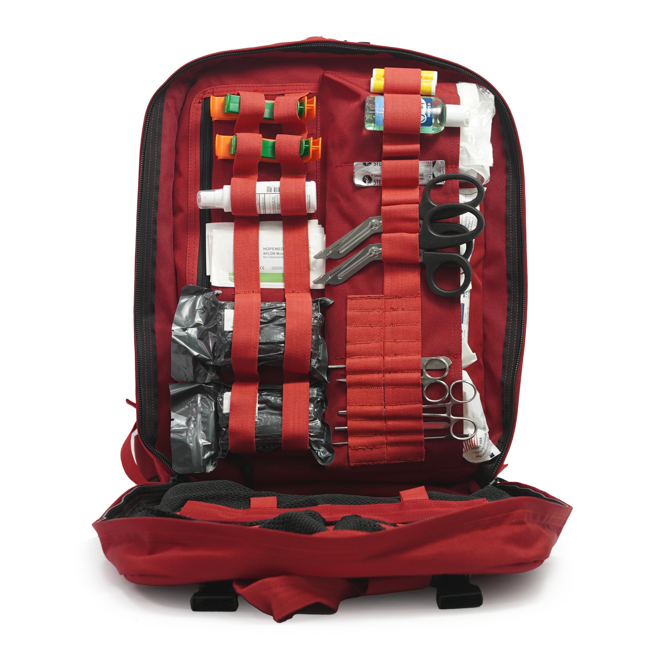 Stomp Medical Backpack - Red - First Aid Only – firstaidonly