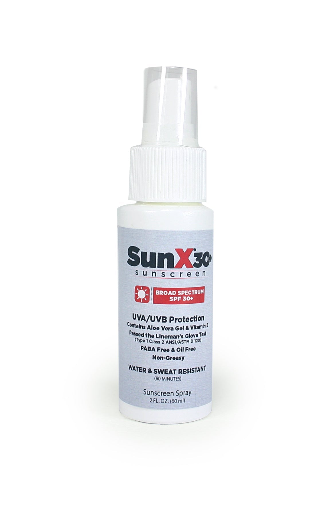 SunX30 Sunscreen Spray 2 oz. Pump SPF 30 - First Aid – firstaidonly