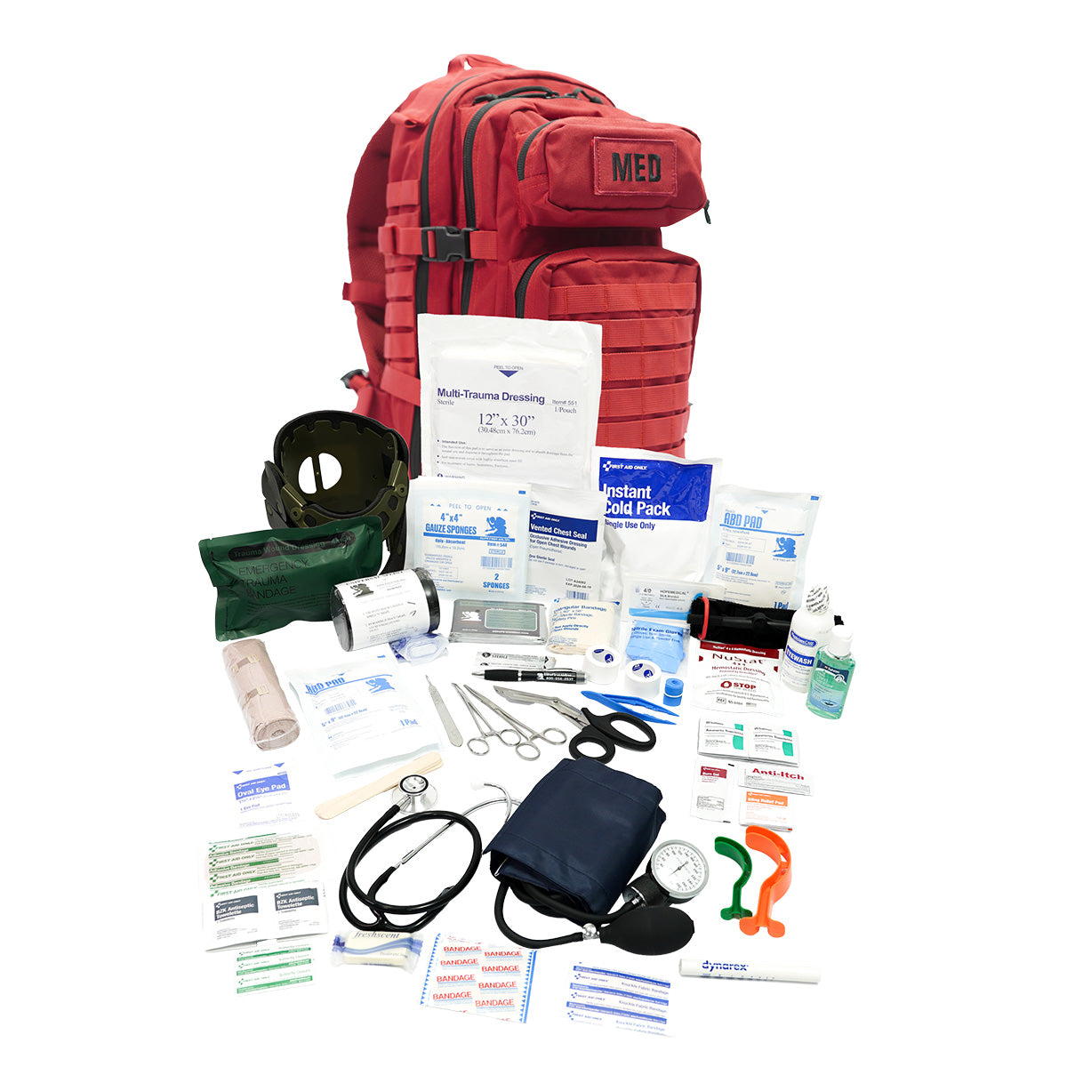 Tactical Trauma Advanced Backpack with Bleeding – firstaidonly