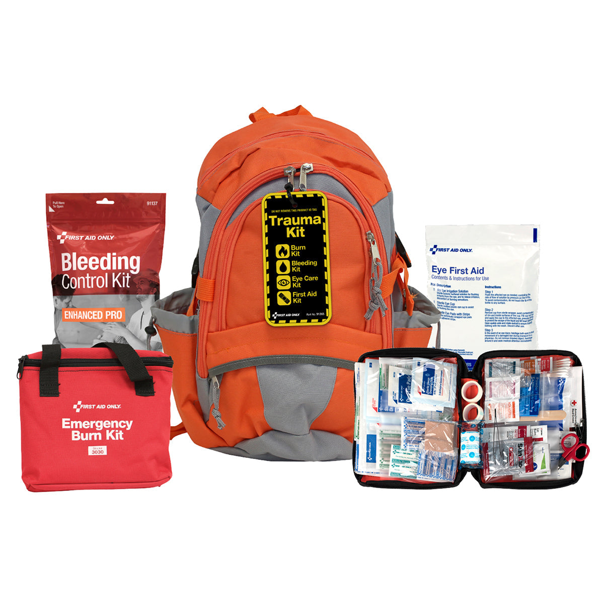 Trauma Backpack Kit - First Aid Only – firstaidonly