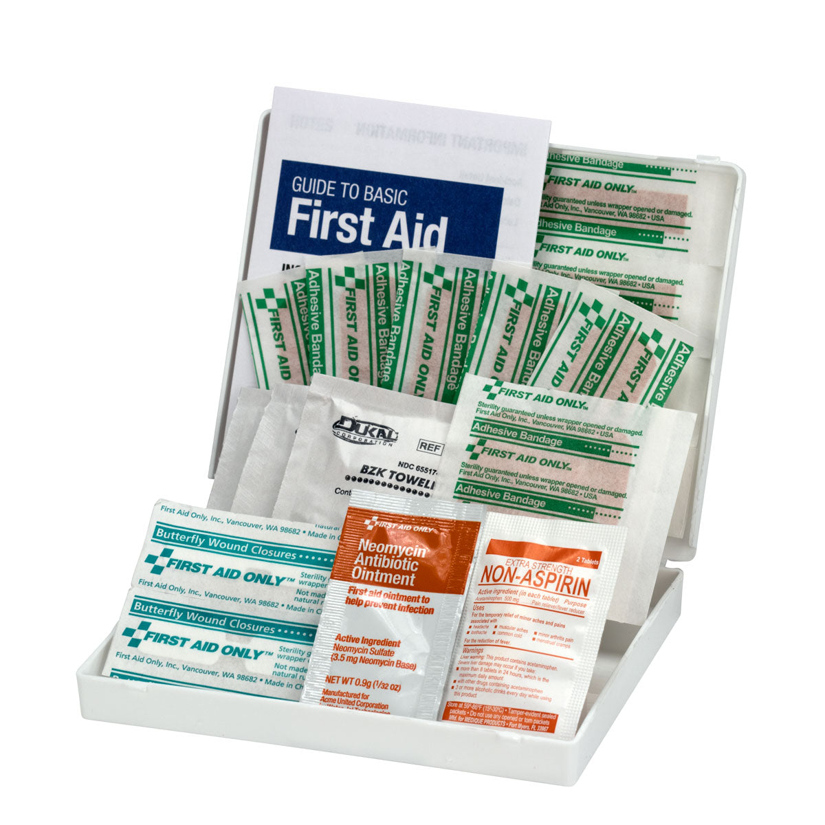 Travel First Aid Kit 20 Piece Plastic Case - First Aid – firstaidonly