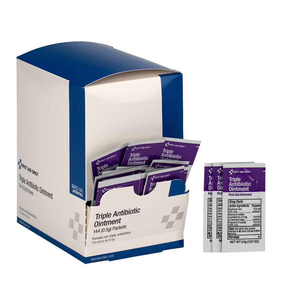 Triple Antibiotic Ointment 144 per Box - First Aid Only – firstaidonly