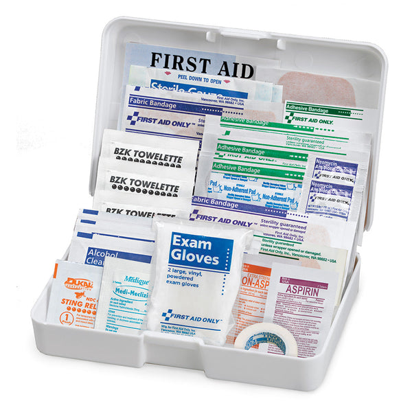 Vehicle First Aid Kit 41 Piece Plastic Case - First – firstaidonly