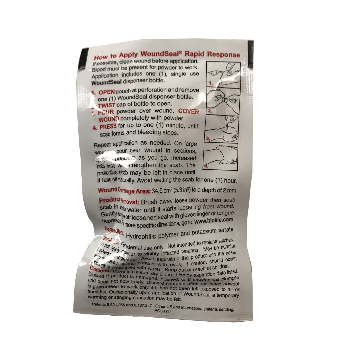 Wound Seal Blood Clot Powder - First Aid Only – firstaidonly